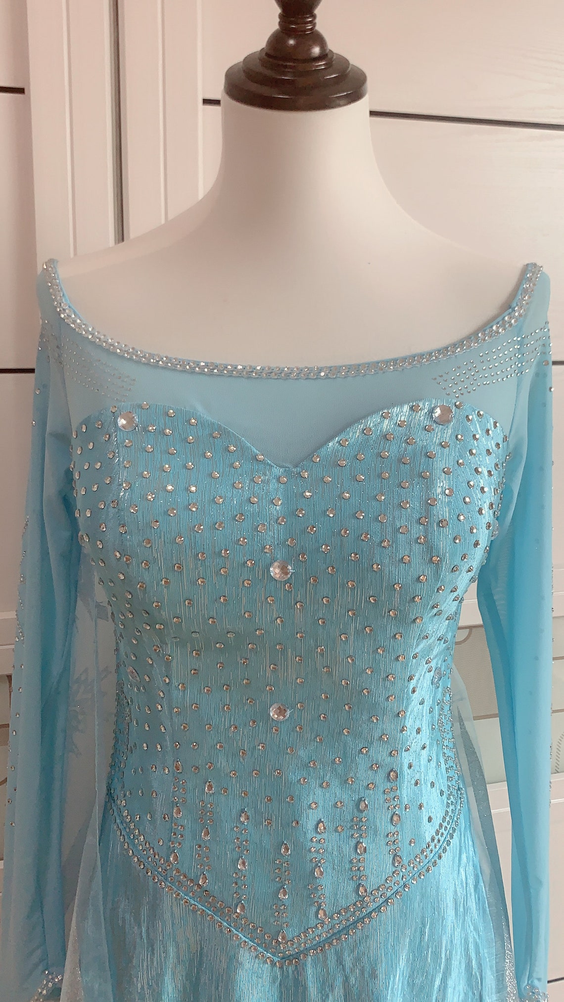 Inspired Elsa Dress Blue Elsa Cosplay Costume - Etsy