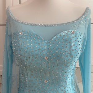 Inspired Elsa Dress Blue Elsa Cosplay Costume - Etsy