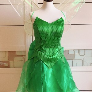Tinkerbell Cosplay Costume Tinker Bell Costume With Wings - Etsy