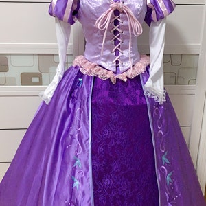 Inspired Tangled Rapunzel Dress Purple Cosplay Costume - Etsy