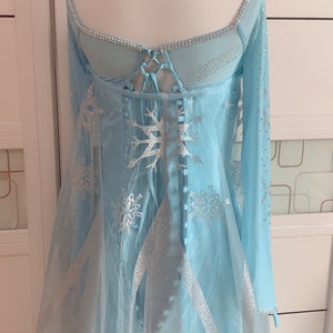 Inspired Elsa Dress Blue Elsa Cosplay Costume - Etsy