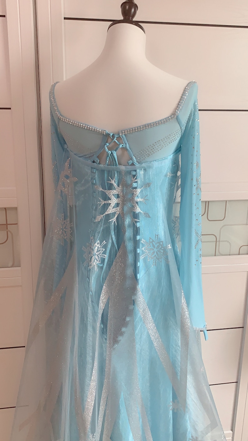 Inspired Elsa Dress Blue Elsa Cosplay Costume - Etsy