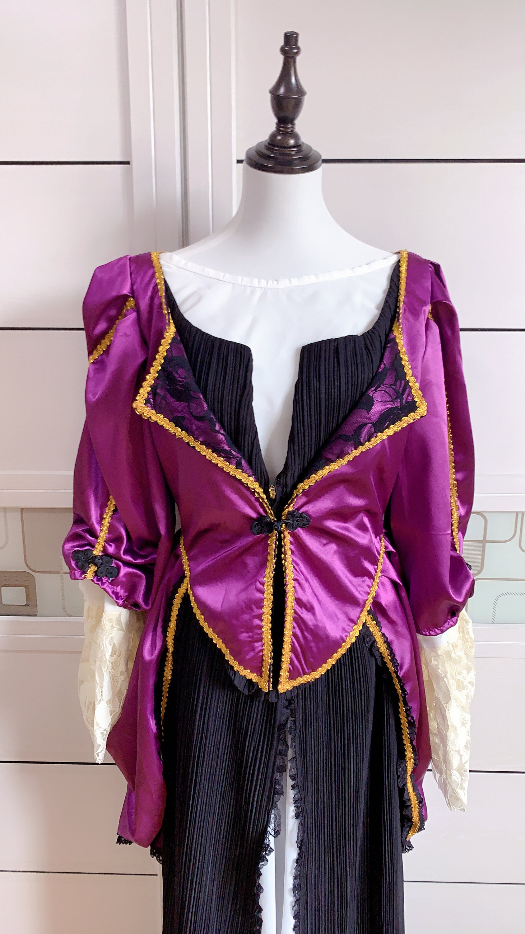 Inspired Keira Elizabeth Swann Costume Elizabeth Swann Purple Dress - Etsy