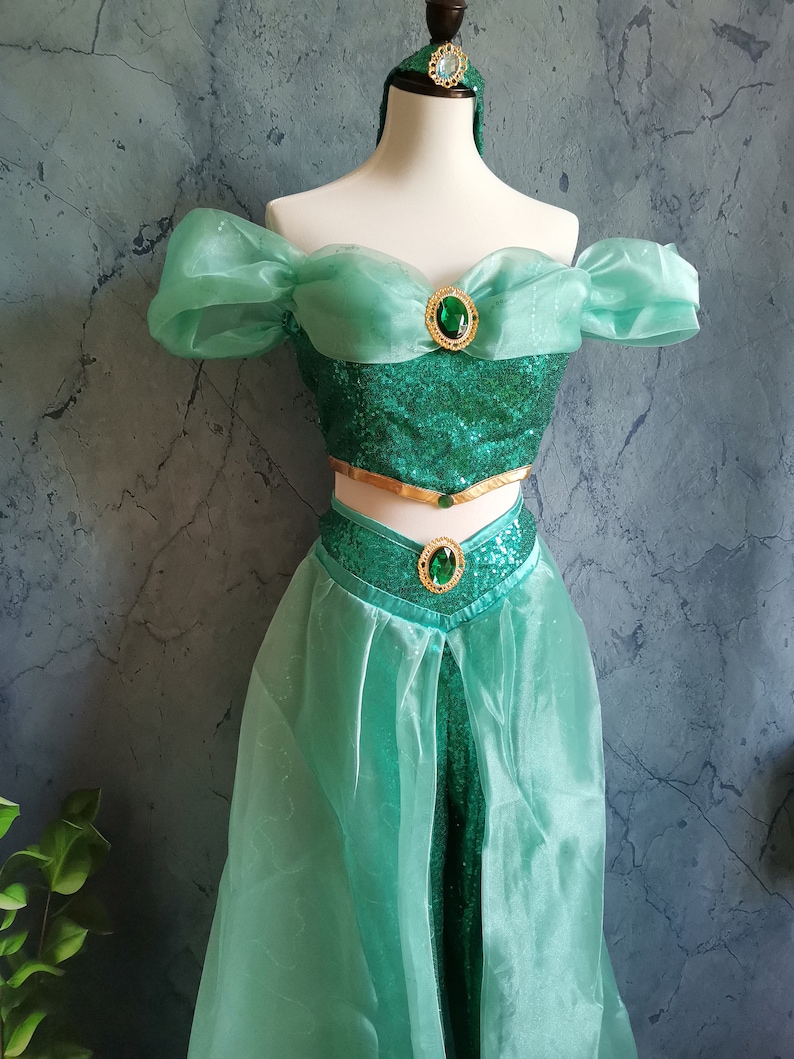 Inspired Jasmine Costume Classic Outfit - Etsy