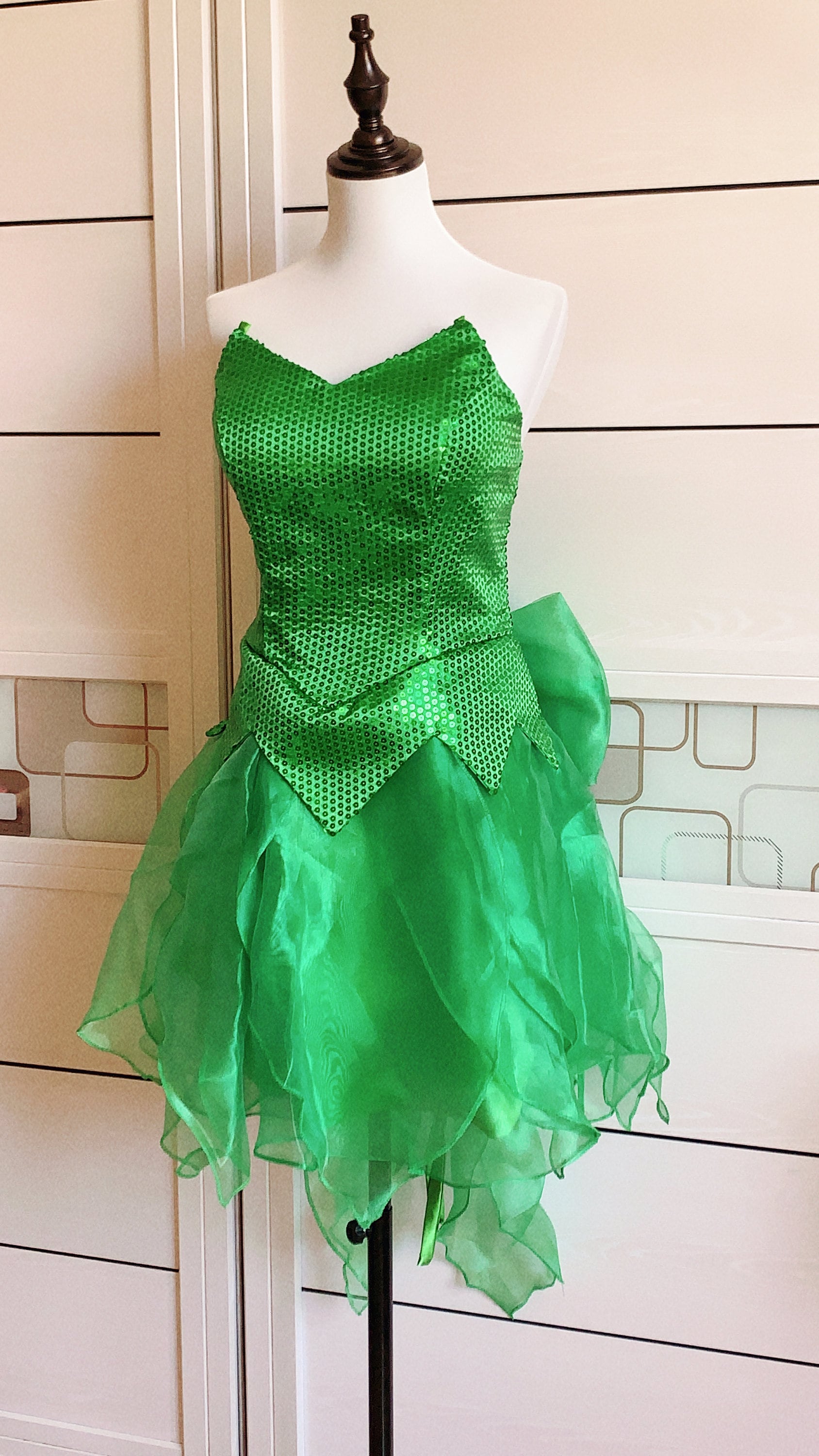Tinkerbell Cosplay Costume Tinker Bell Costume With Wings - Etsy