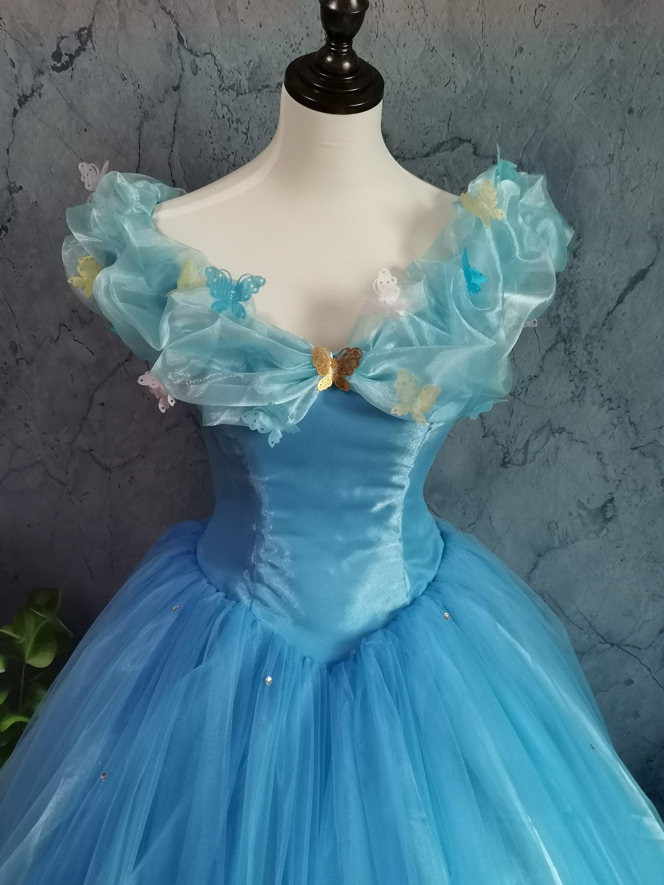 Inspired Cinderella Dress Movie Cinderella Cosplay Costume - Etsy