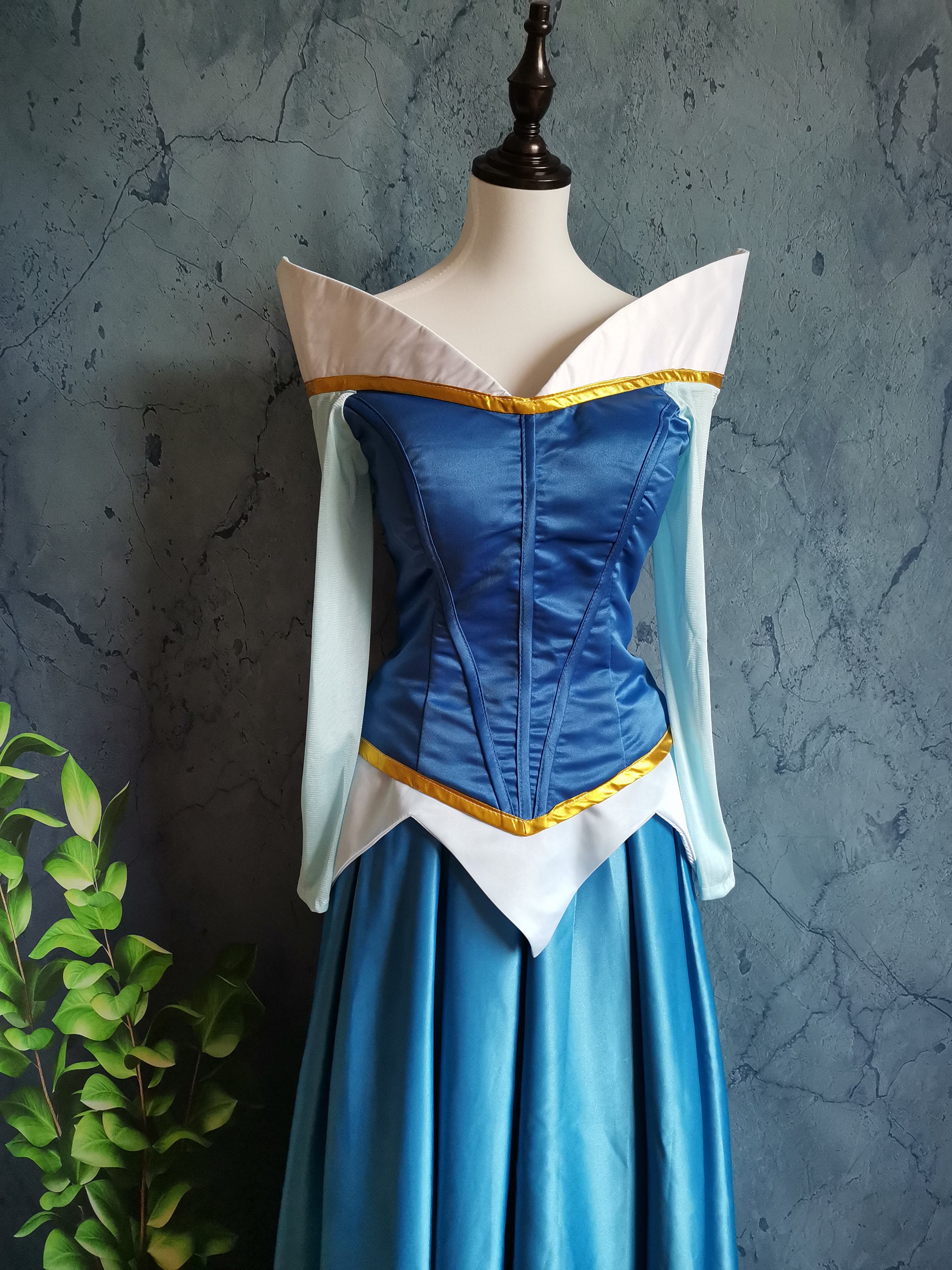 Princess Aurora Blue Dress