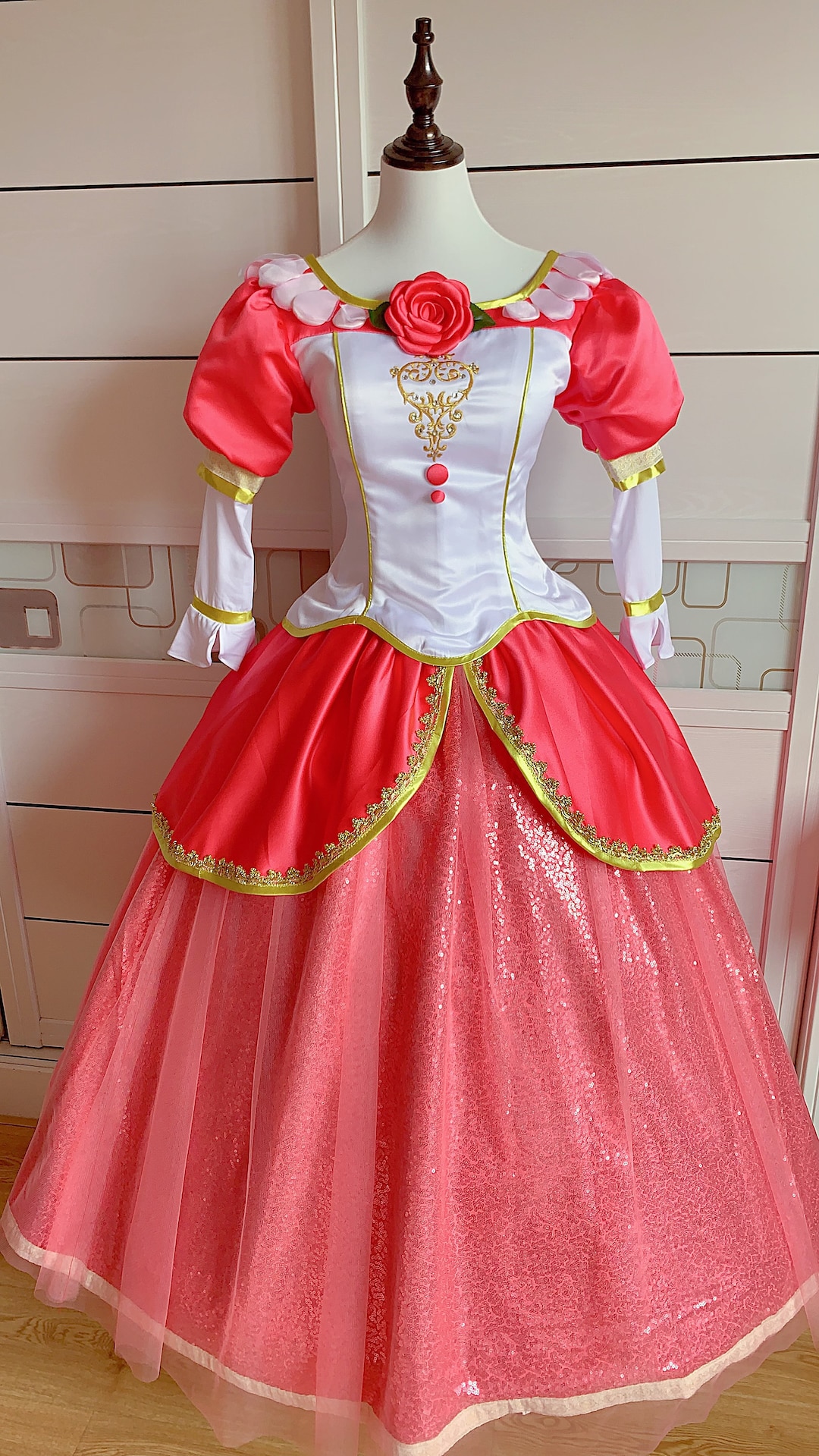 Inspired Genevieve Dress Princesses Dancing Cosplay Costume - Etsy