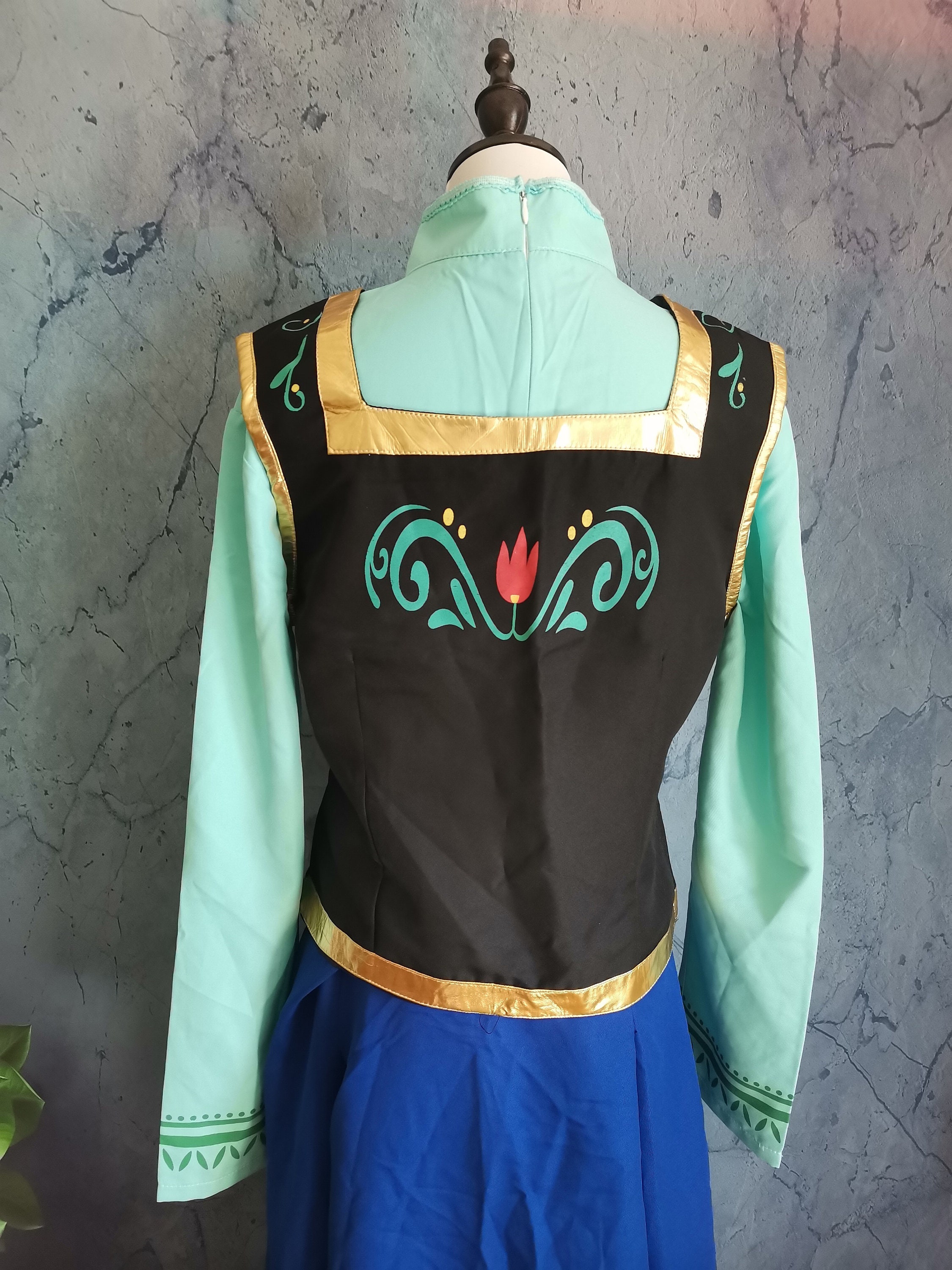 Inspired Anna Cosplay Costume Anna Dress Outfit - Etsy
