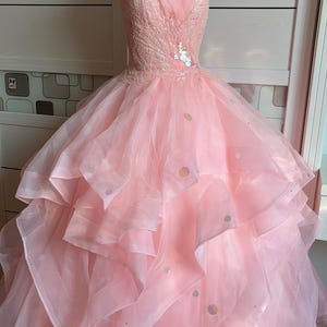 Inspired Witch Glinda Dress Pink Bubble Gown Cosplay Costume - Etsy