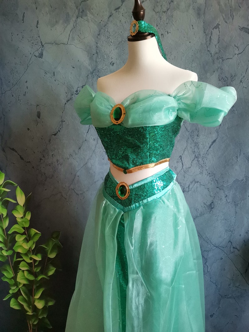 Inspired Jasmine Costume Classic Outfit - Etsy