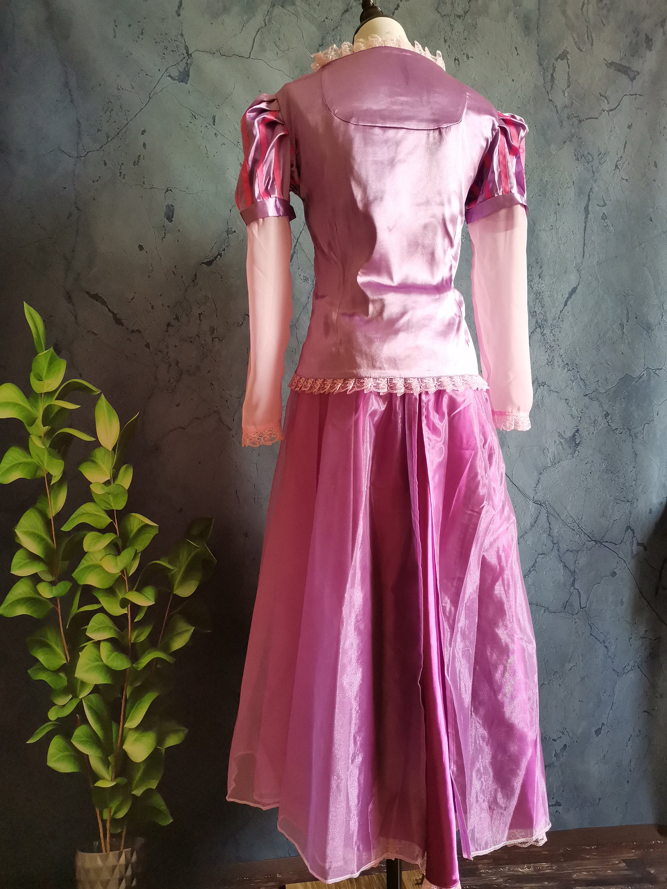 Inspired Tangled Rapunzel Dress Rapunzel Outfit Costume - Etsy