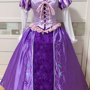 Inspired Tangled Rapunzel Dress Purple Cosplay Costume - Etsy