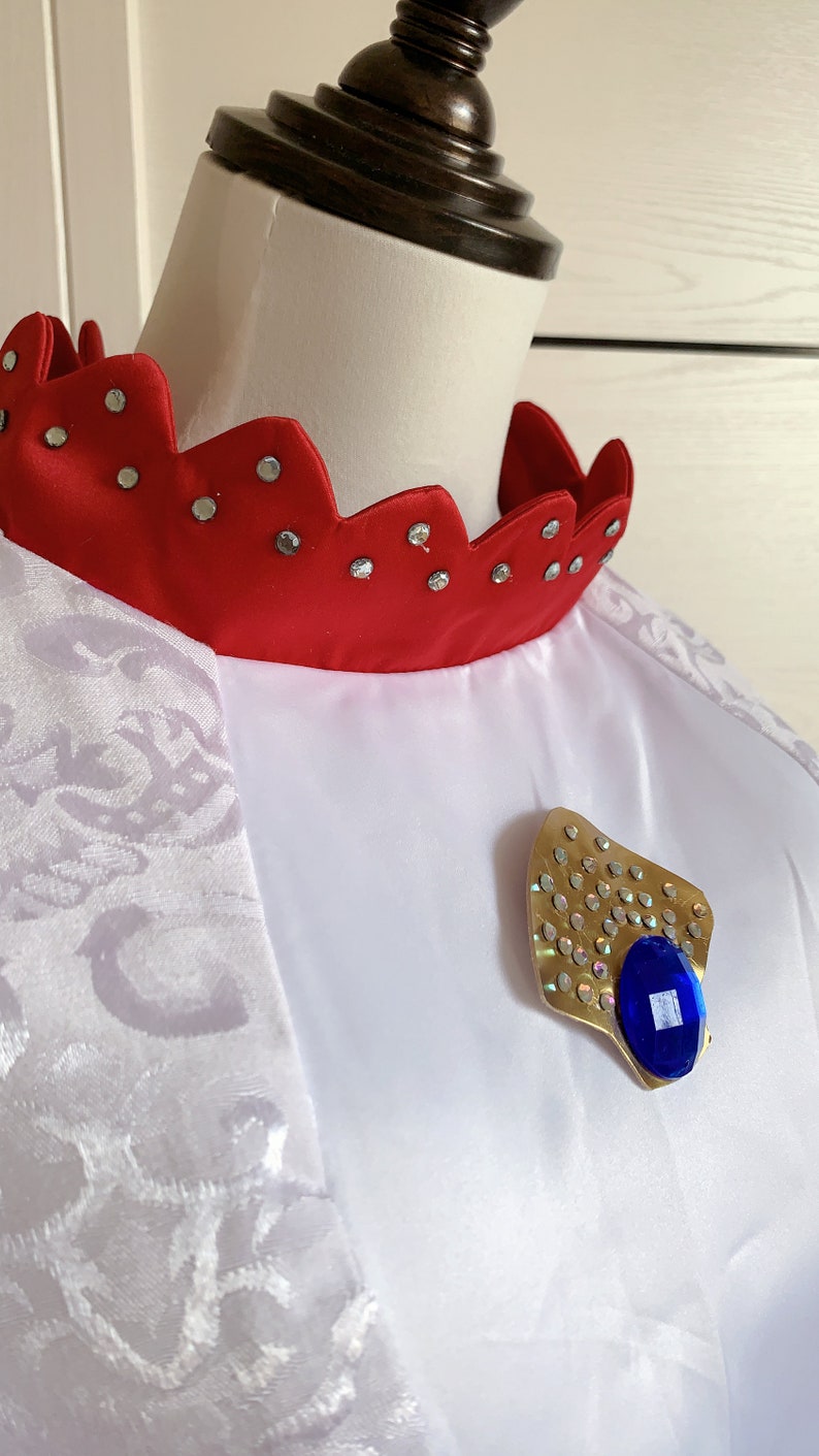 Inspired Princess Peach Fire Dress Fire Peach Cosplay Costume - Etsy