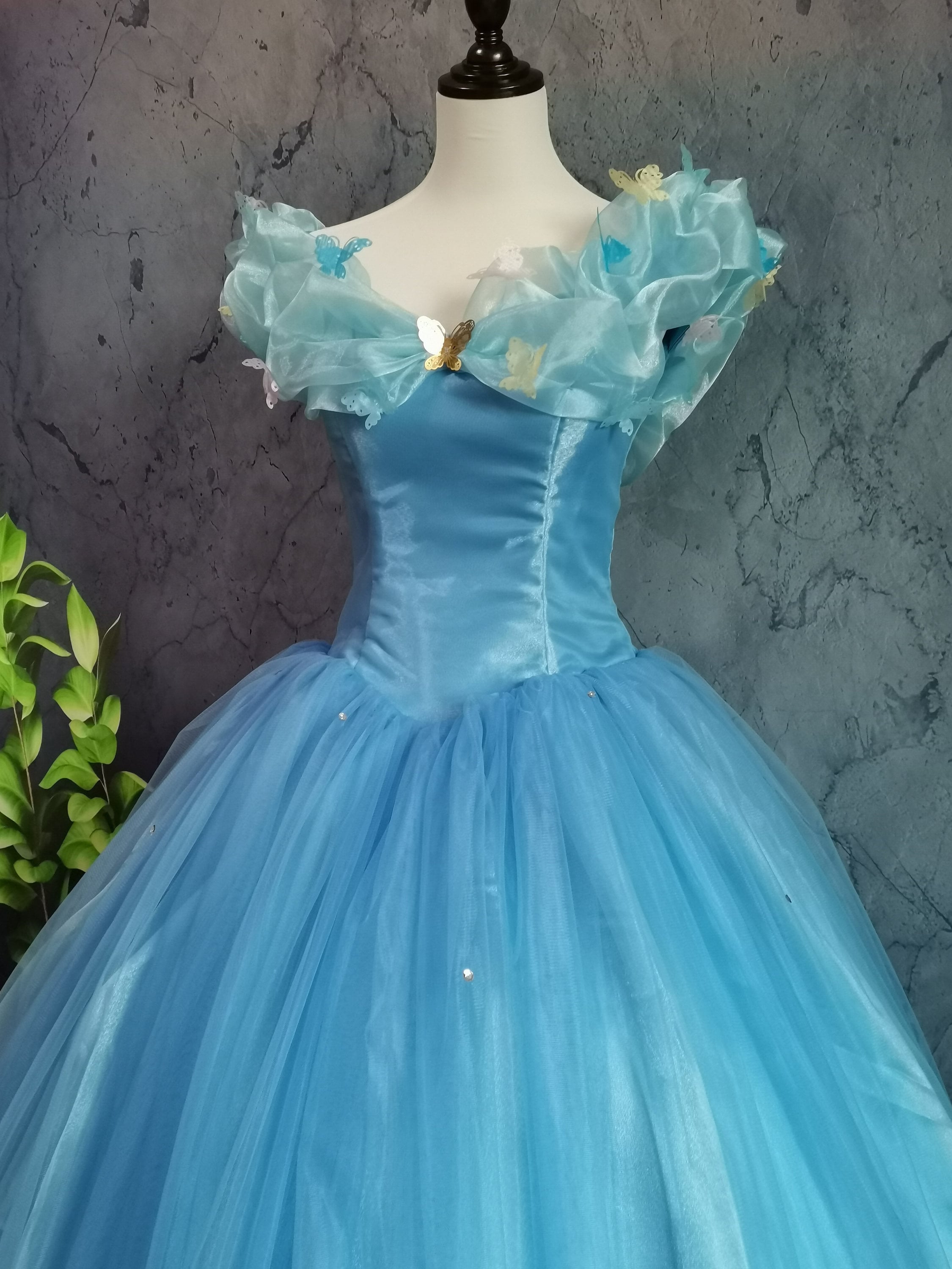 Inspired Cinderella Dress Movie Cinderella Cosplay Costume - Etsy