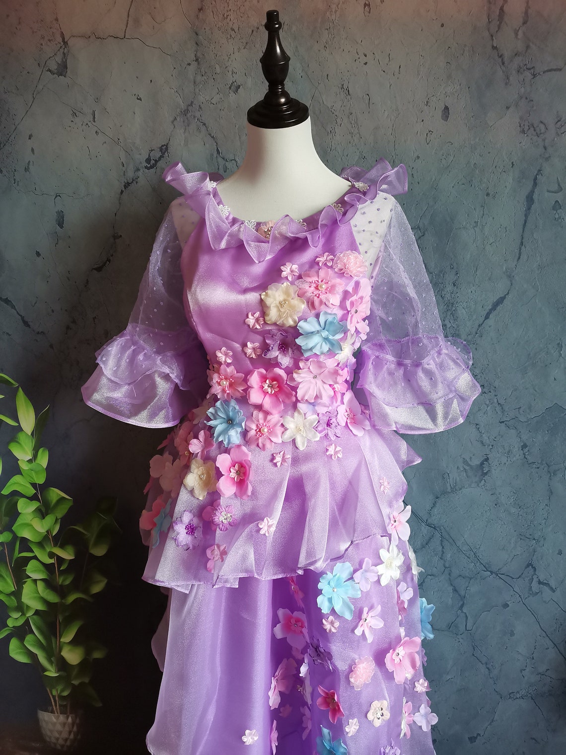 Inspired Encanto Isabela Dress Isabella Cosplay Costume - Etsy