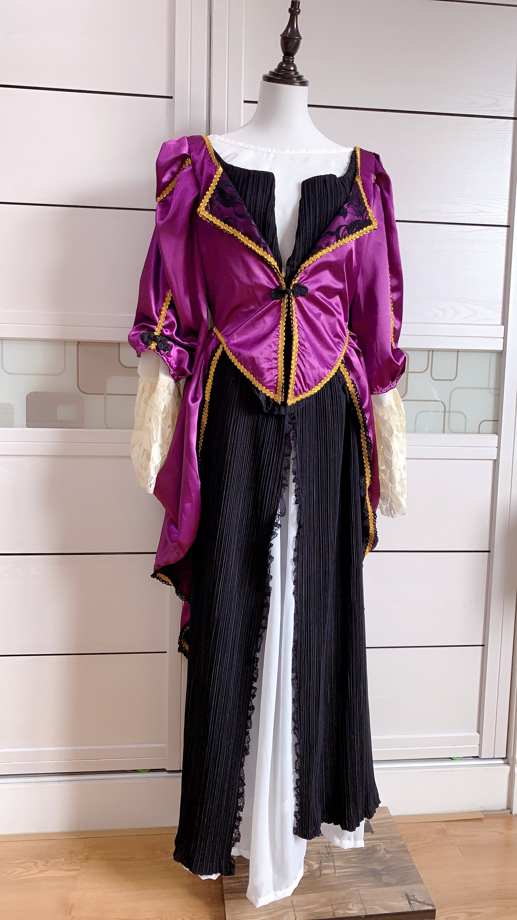 Inspired Keira Elizabeth Swann Costume Elizabeth Swann Purple Dress - Etsy