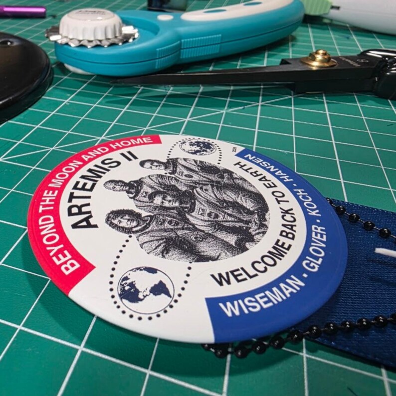 Artemis II Ribbon Pin | Handmade NASA Moon Mission Collectible - Etsy ...