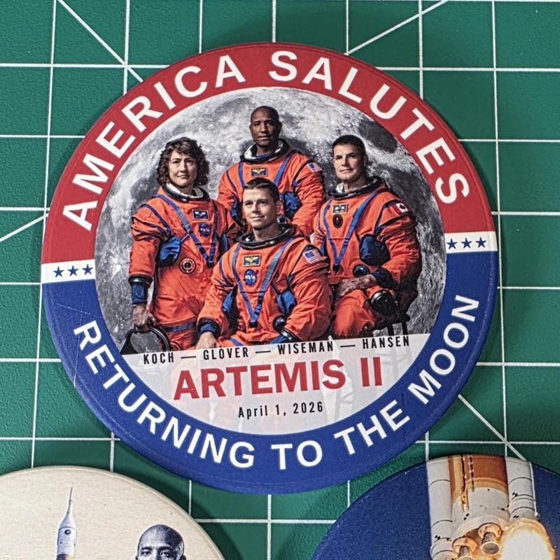 Artemis 2 Pin - Etsy