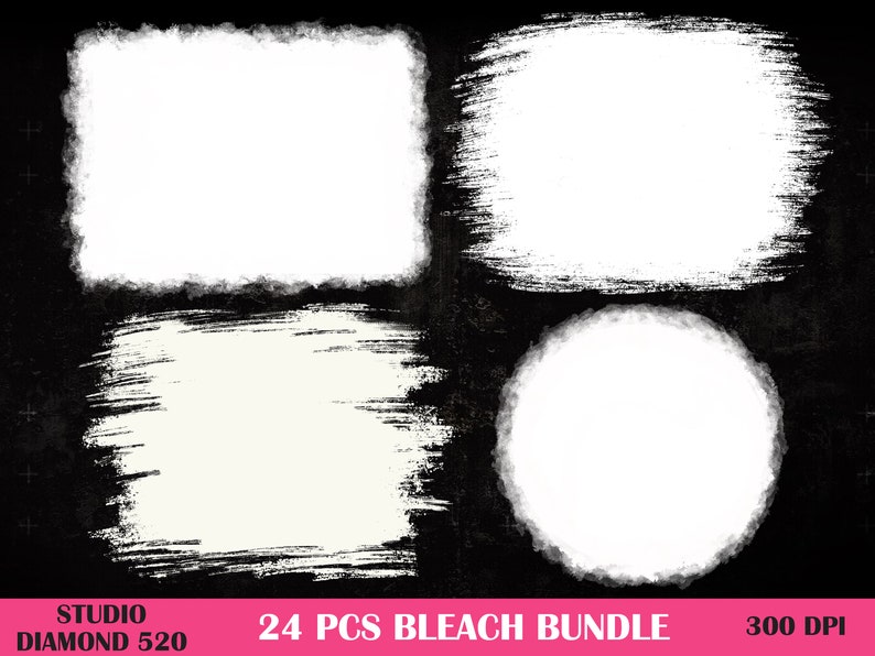 Bleach Effect PNG Bundle Bleach Splash Effect Png Bleached - Etsy