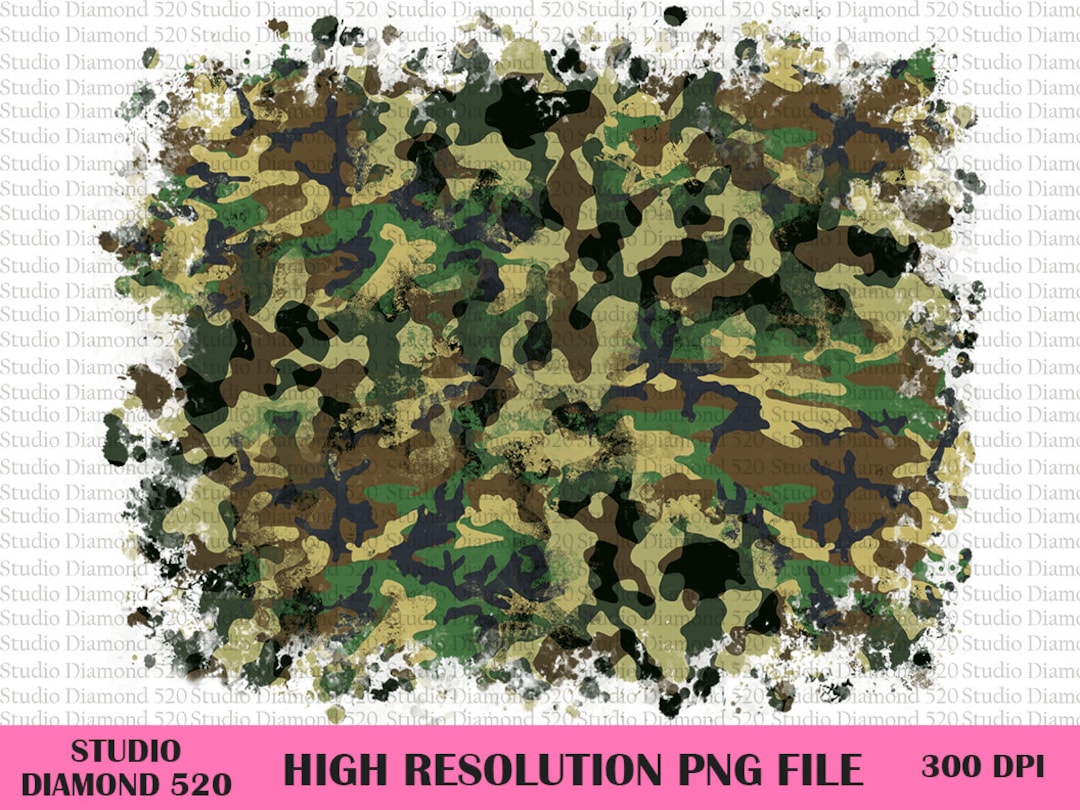 Camouflage Distressed Background Png, Military Print Splash Png, Grunge ...