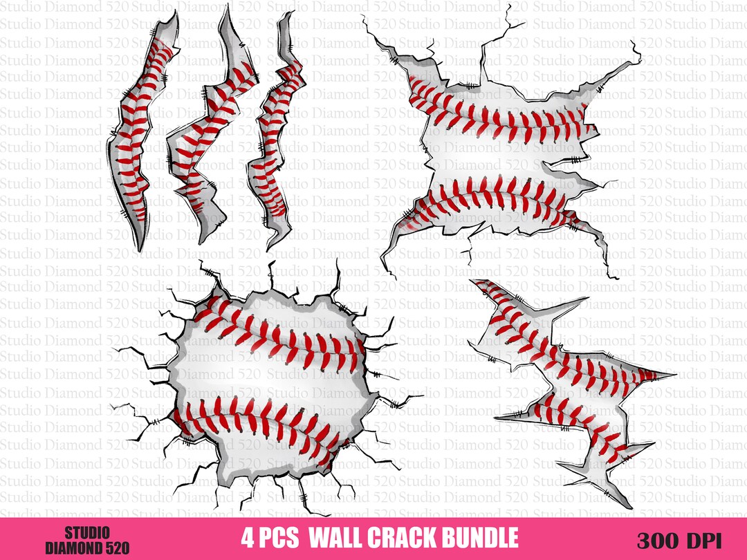 Baseball Wall Crack Png, Baseball Smashing Wall Png, Baseball ...