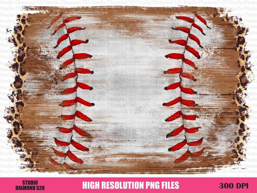 Baseball Background Png, Baseball Distressed Wood Leopard Background ...