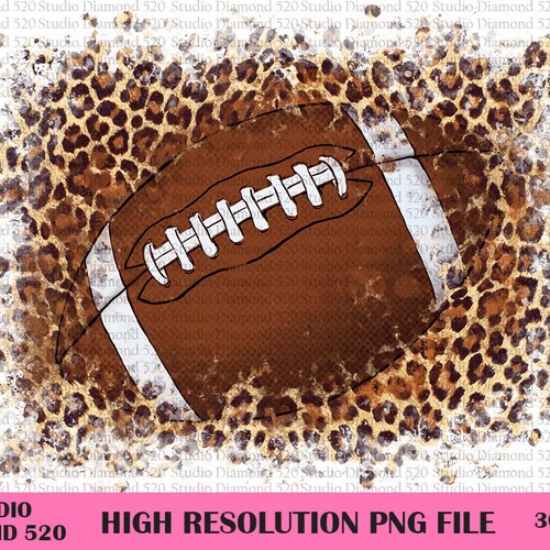 American Football Field Leopard Distressed Background Design - Etsy