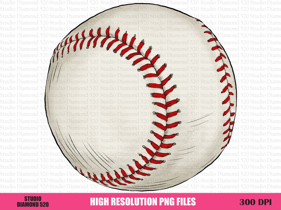Baseball Ball Png, Sport Ball Sublimation, Hand Drawn Baseball Ball Png ...