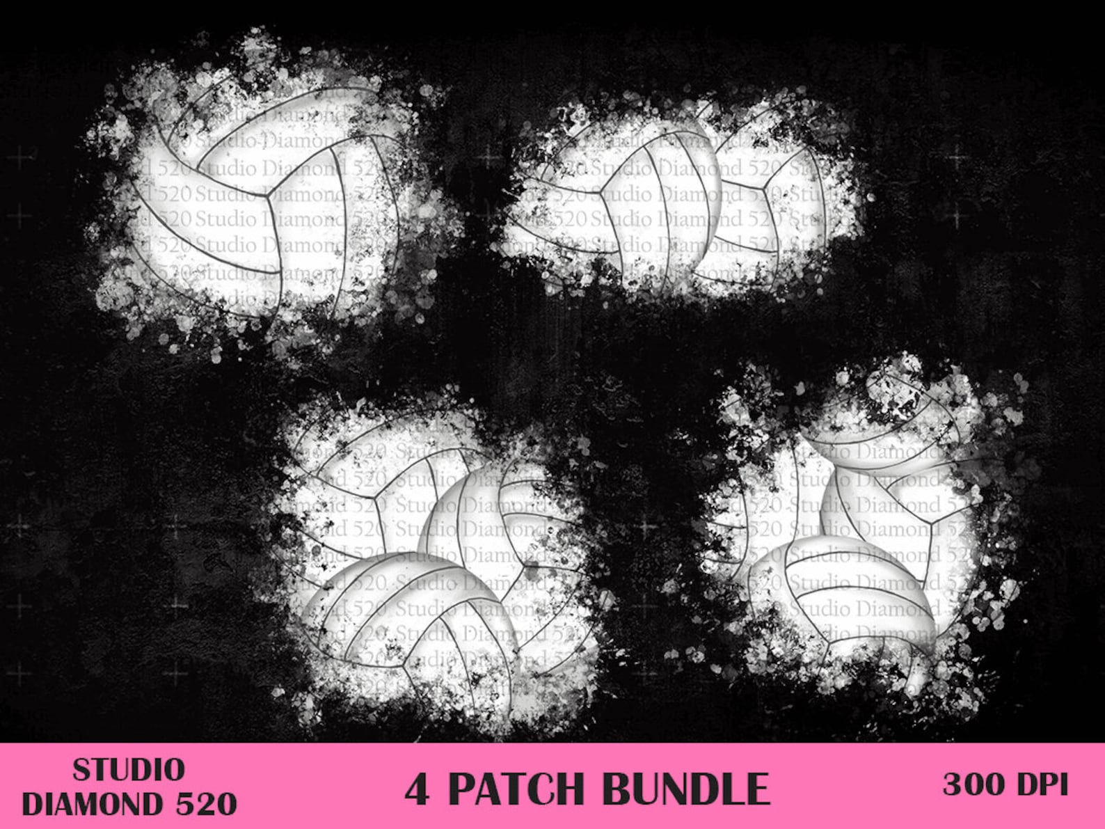 Volleyball Patch Bundle Png 4 Volleyball Patches Png - Etsy