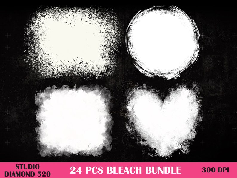Bleach Effect PNG Bundle Bleach Splash Effect Png Bleached - Etsy