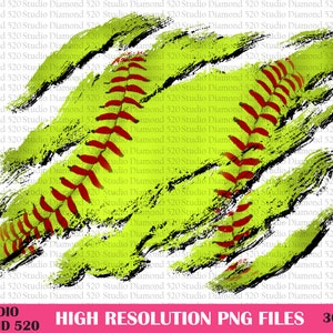 Softball Claw Mark Patch Png, Distressed Softball Ripped Stratch Mark ...