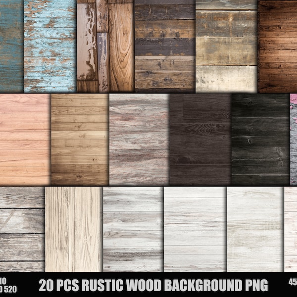 Rustic Wood Print - Etsy