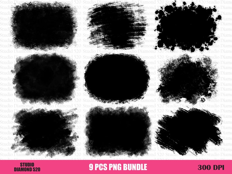 Black Bleach Effect Png, 9pcs Black Bleach Splatter Bundle Png ...