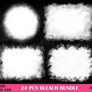 Bleach Effect PNG Bundle, Bleach Splash Effect Png, Bleached T-shirt ...