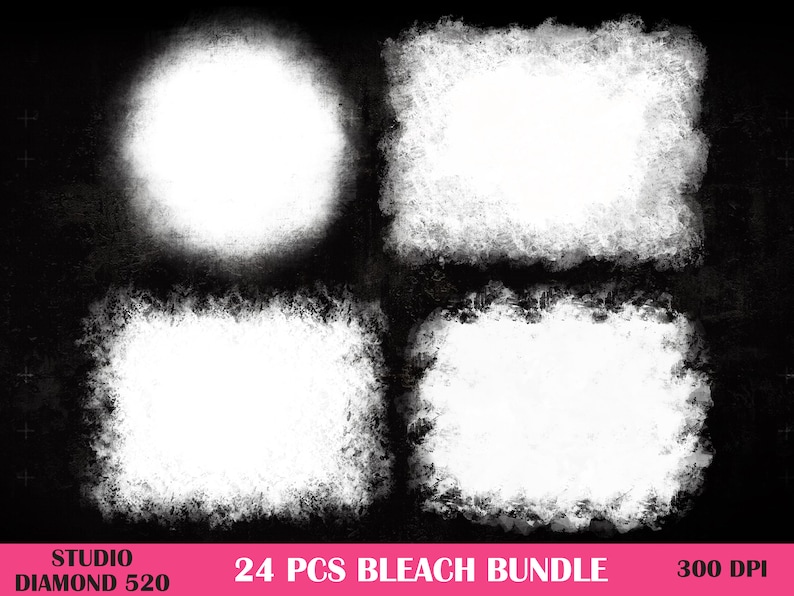 Bleach Effect PNG Bundle Bleach Splash Effect Png Bleached - Etsy