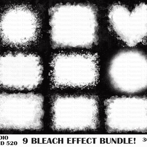 Bleach Effect PNG Bundle Bleach Splash Effect Png Bleached - Etsy