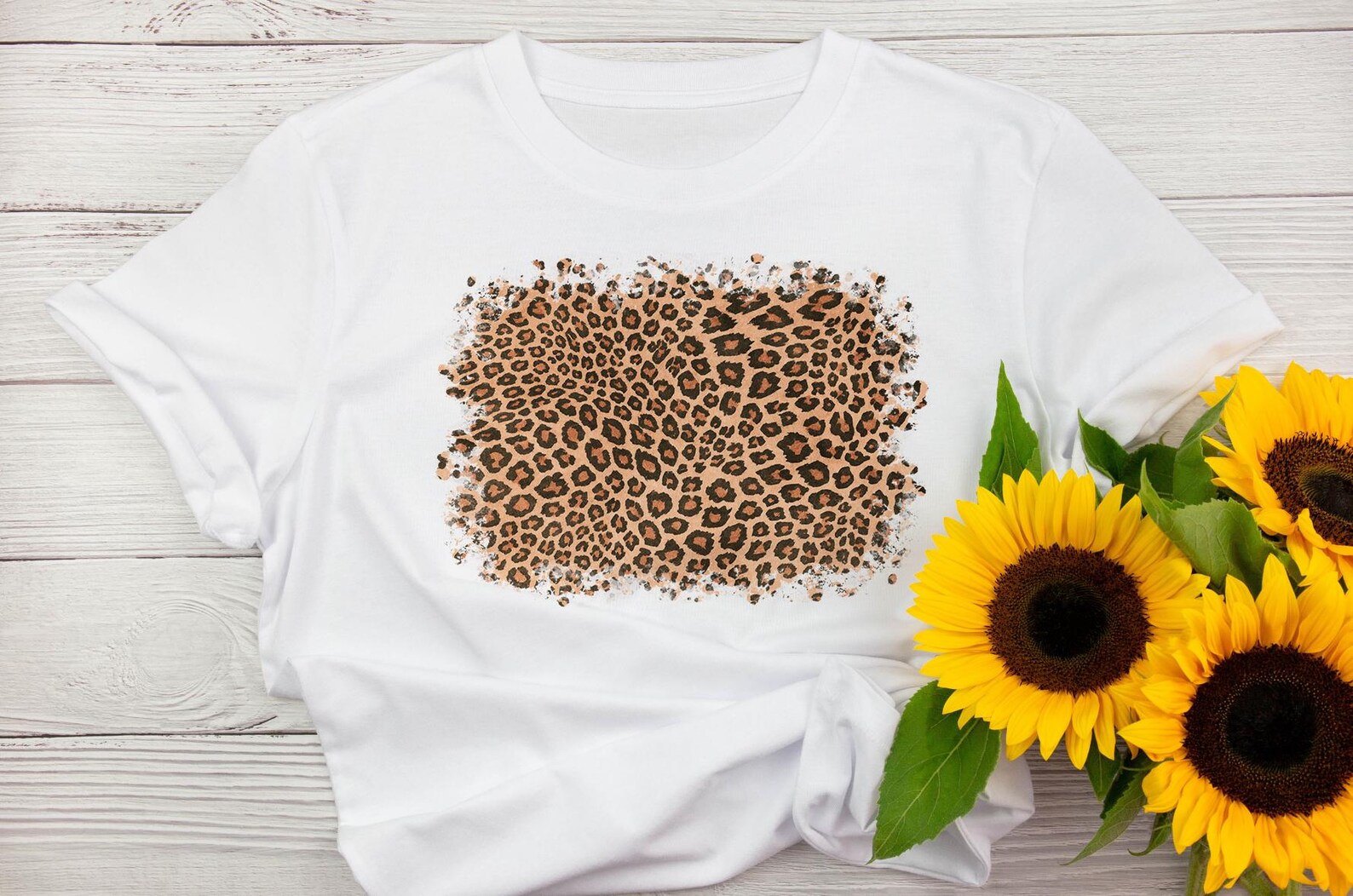 Animal Print Bundle Sublimation, Leopard Cheetah Distressed Clipart ...