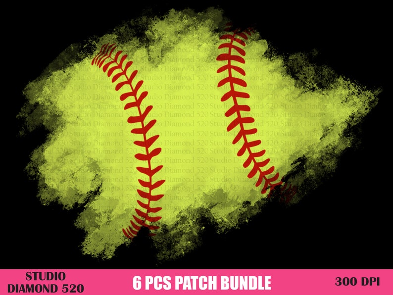 Softball Patch Bundle Png Softball Patches Png Distressed - Etsy