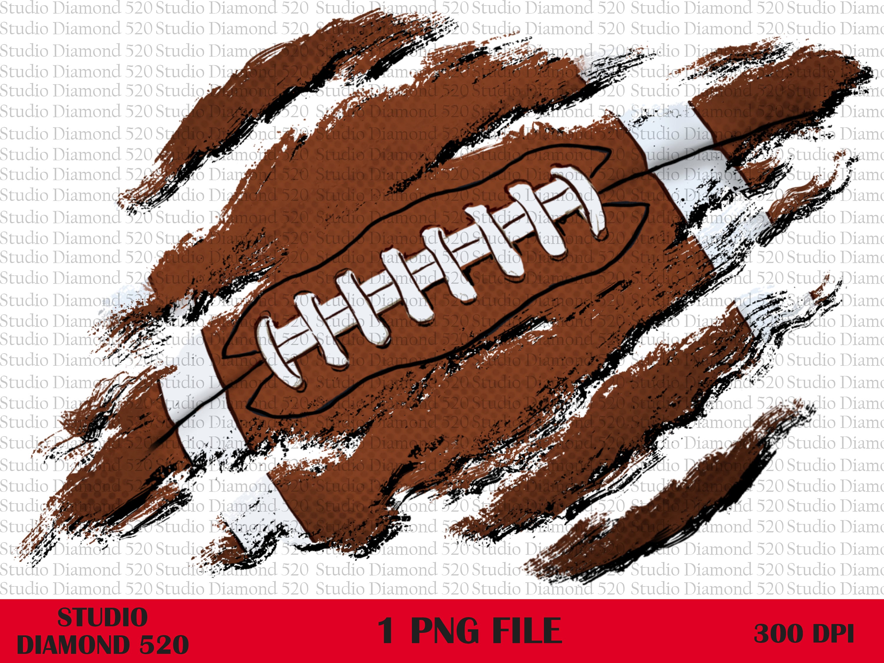 American Football Claw Mark Distressed Patch Png, Sport Ripped Stratch ...