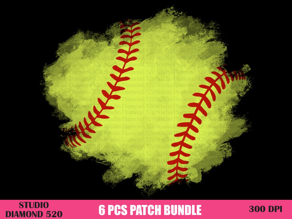 Softball Patch Bundle Png Softball Patches Png Distressed - Etsy