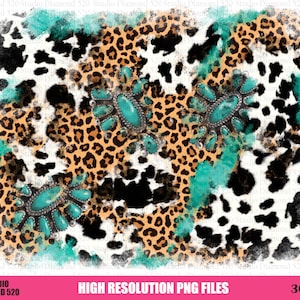 Western Background Png, Leopard Cowhide Gemstone Distressed Background ...