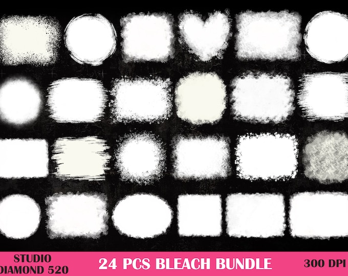 Bleach Effect PNG Bundle, Bleach Splash Effect Png, Bleached T-shirt ...