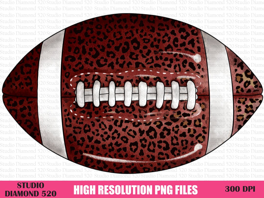 Leopard American Football Ball Png, Geparden Print Sportball Png ...