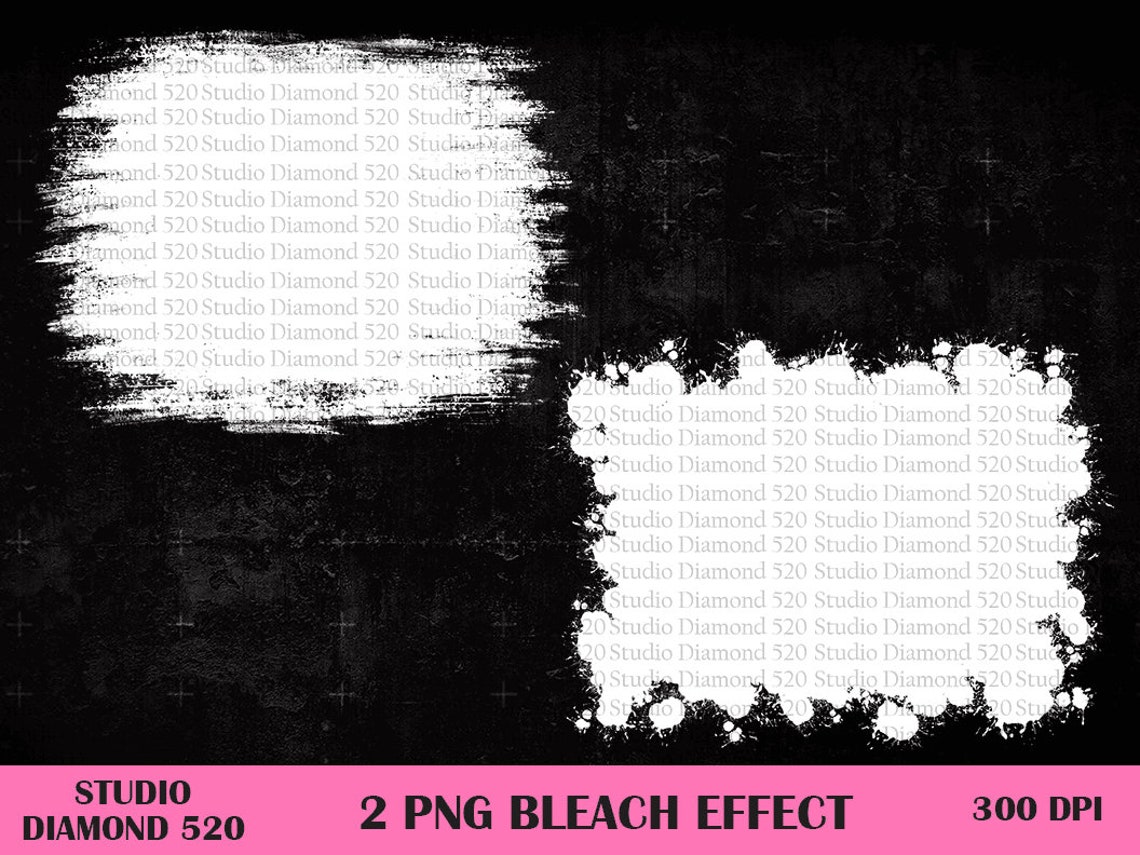Bleach Effect PNG Bundle, Bleach Splash Effect Png, Bleached T-shirt ...