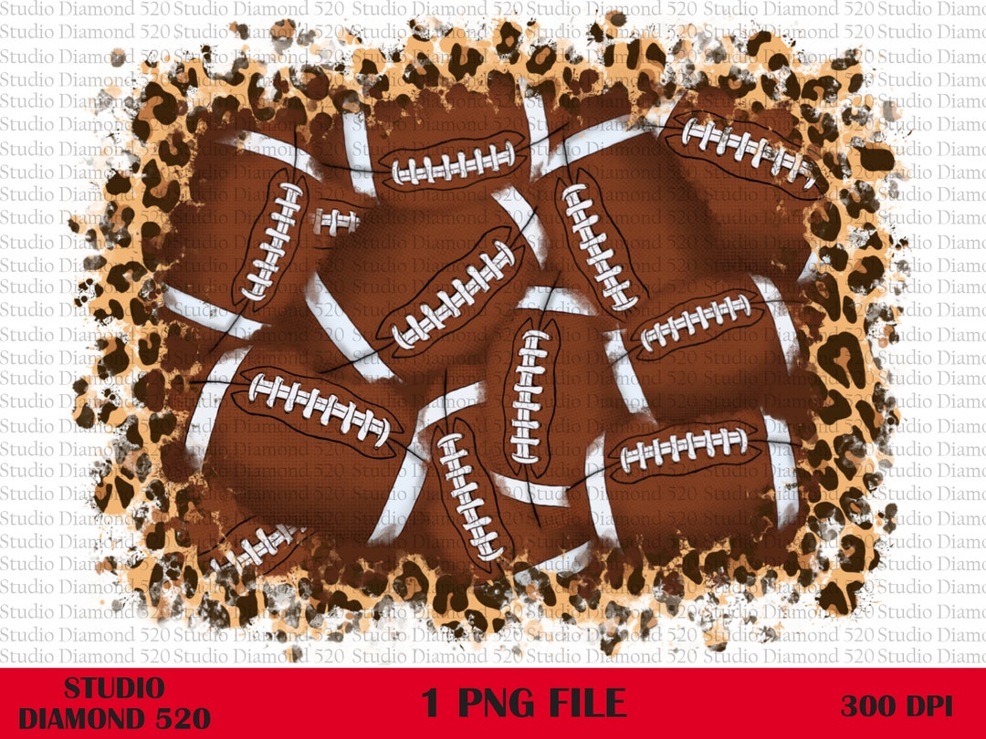 American Football Leopard Distressed Background Png, American Football ...