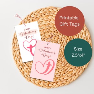 Bible Verse Valentine's Day Gift Tags, Printable Scripture Gift Tags ...