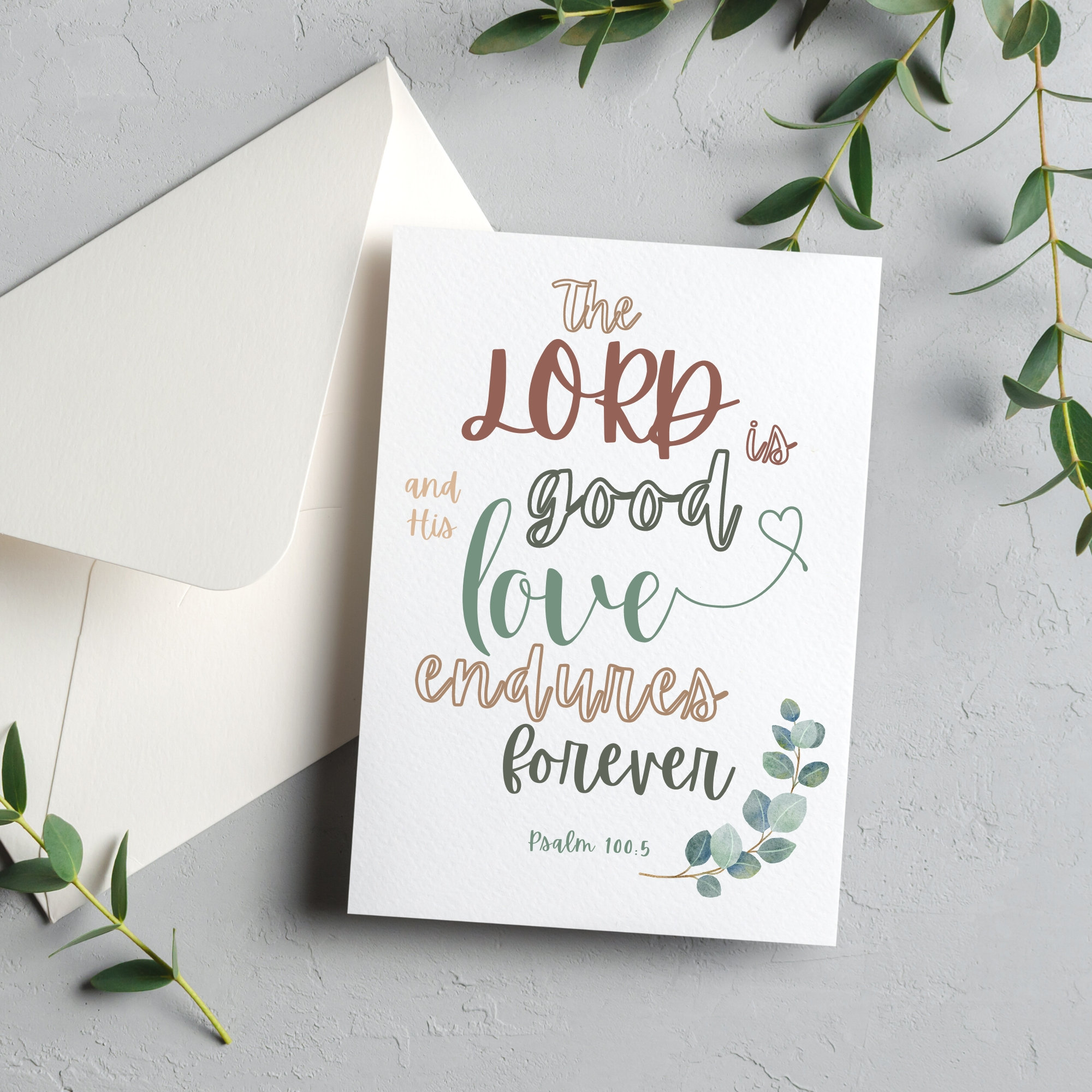 Set of 4 Printable Scripture Greeting Cards, Greeting Cards, Christian ...