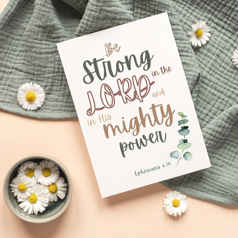 Set of 4 Printable Scripture Greeting Cards, Greeting Cards, Christian ...