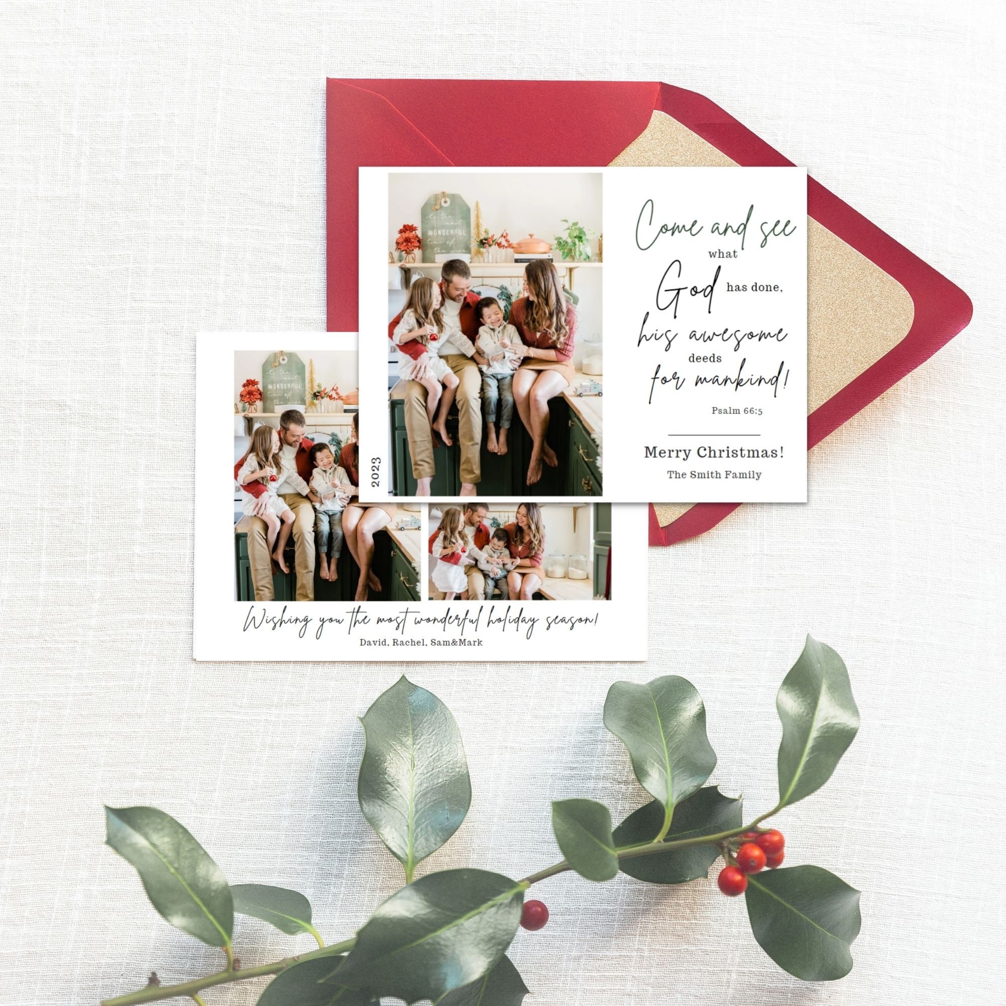 Christian Christmas Cards With Photo, Religious Christmas Card Template ...